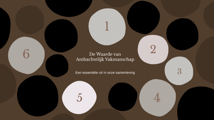 De Waarde van Ambachtelijk Vakmanschap by Ward De Bakker on Prezi