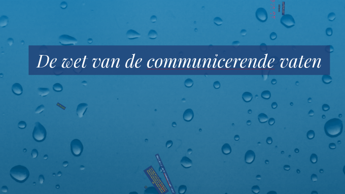 Communicerende Vaten by stan peeters on Prezi