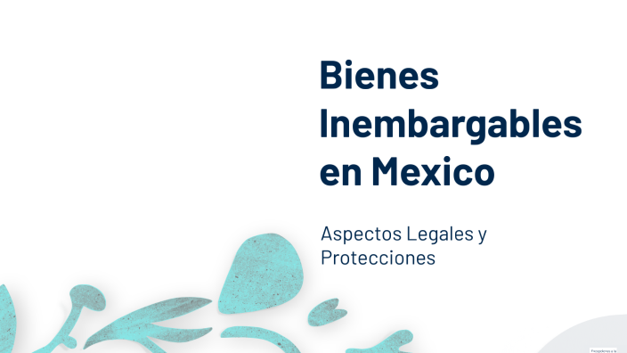 Bienes Inembargables en Mexico by Monserrat Anaid Galindo Rojas on Prezi