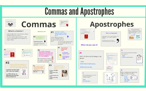 Commas and Apostrophes by Brittany Bettes on Prezi