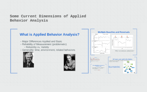 Some Current Dimensions of Applied Behavior Analysis by Bailey F on Prezi