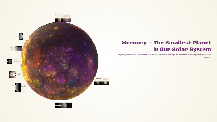 Mercury – The Smallest Planet in Our Solar System by Chrislene Ramon on ...