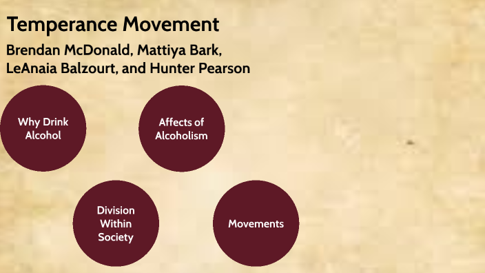 Temperance Movement by Hunter Pearson on Prezi
