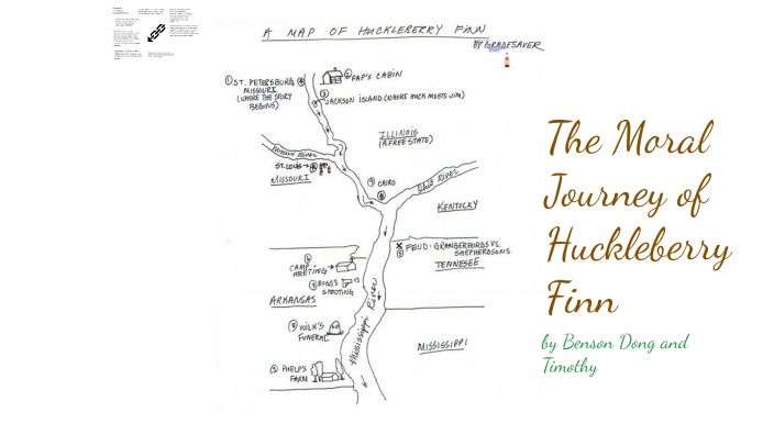 Huck Finn Map By Benson Dong and Timothy Lonigro by Benson Dong on Prezi