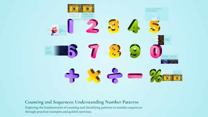 Counting and Sequences: Understanding Number Patterns by Christine ...