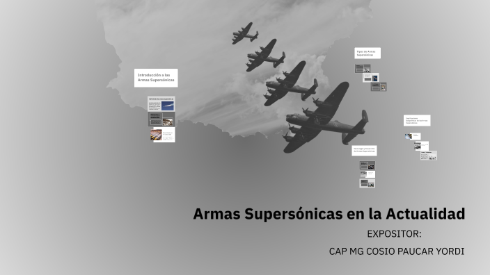 Armas Supersónicas en la Actualidad by Yordi Cosio on Prezi