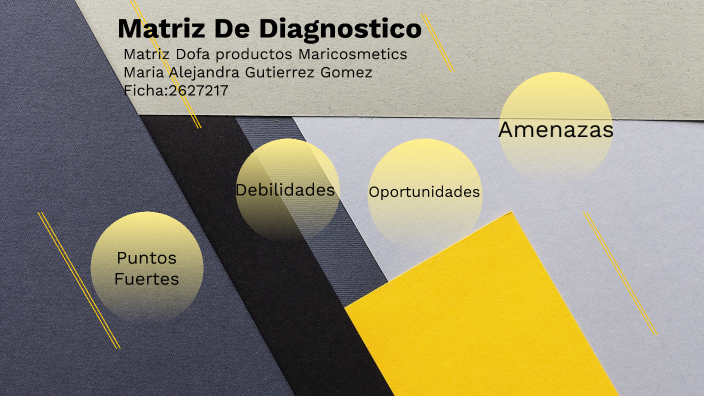 Matriz de diagnostico by Maria Alejandra on Prezi