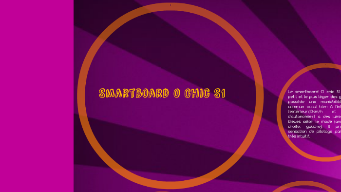 Présentation du Gyropode Smartboard O Chic S1 by Justin Claveau on Prezi