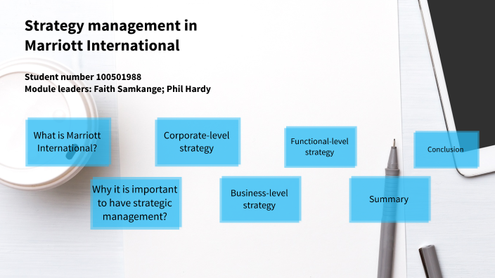 Strategy management in Marriott Interantional by on Prezi