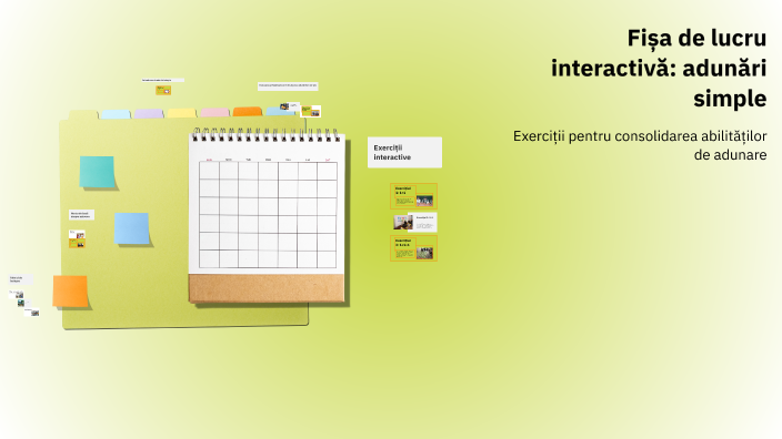 Fișa de lucru interactivă: adunări simple by Pîrleci Doina on Prezi