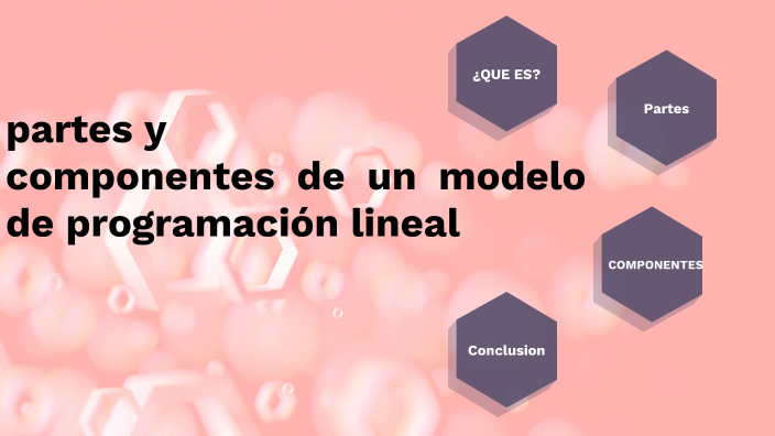 partes y componentes de un modelo de programación lineal by Mayra ...