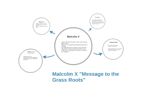 Malcolm X "Message to the Grass Roots" by Nicholas Ortega on Prezi