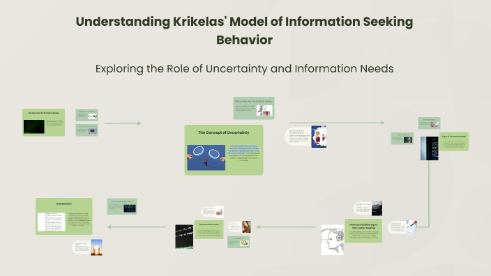Understanding Krikelas's Model of Information Seeking Behavior by Taiya ...