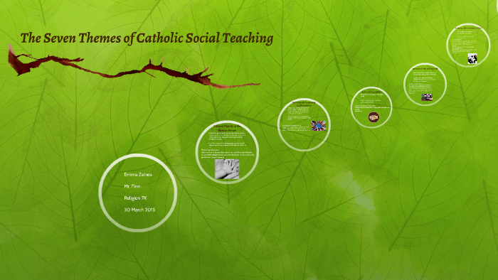 The Seven Themes of Catholic Social Teaching by Emma Z on Prezi
