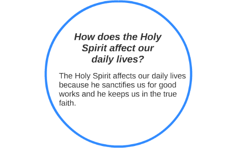 How does the Holy Spirit affect our daily lives? by William Dunn on Prezi