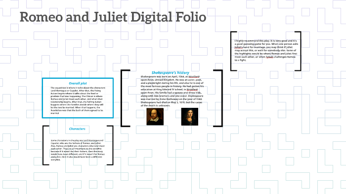 Romeo and Juliet Digital Dolio by William Santillan on Prezi