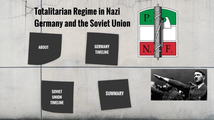 Totalitarian Regime in Nazi Germany and the Soviet Union by Sara Long ...