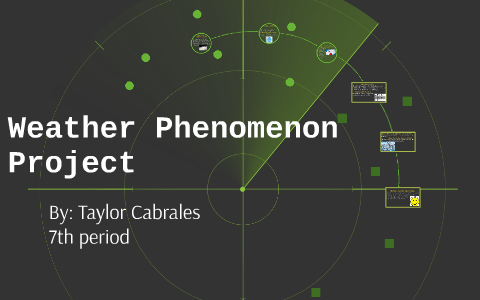 Weather Phenomenon Project by Taylor Cabrales