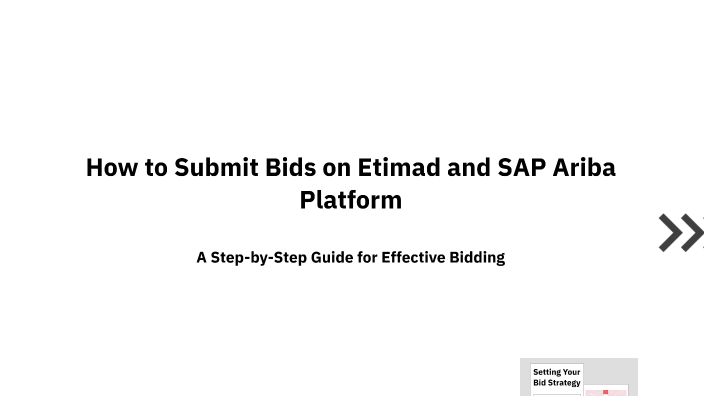 How to Submit Bids on Etimad Platform by Mohammed Altwijri on Prezi
