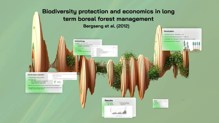 Biodiversity protection and economics in long term boreal forest management by cecillie ...