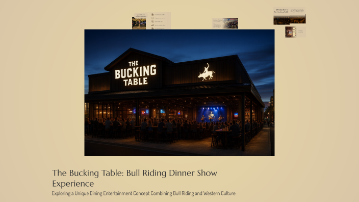 The Bucking Table: Bull Riding Dinner Show Experience by Alec Houser on ...