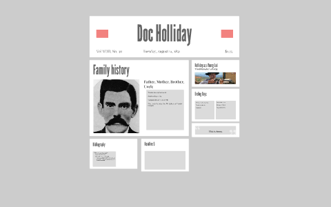 Doc Holliday by Gracie Hamilton on Prezi