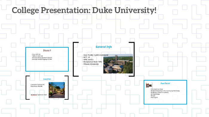 College Presentation: Duke University! by Erik Basler on Prezi