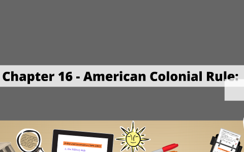Chapter 16 - American Colonial Rule: Policy and Governance ( by Grace ...