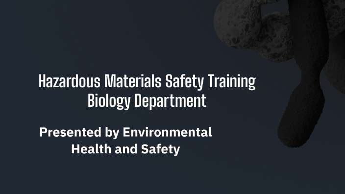 Hazardous Materials Safety Training by Eric Snyder on Prezi