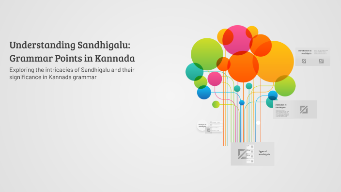 Understanding Sandhigalu: Grammar Points in Kannada by ibbaniprabhu ...