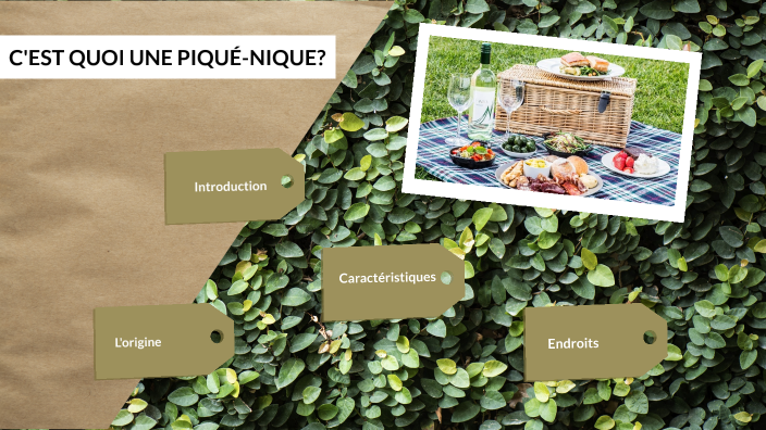 C'est quoi une piqué-nique? by Karen Cañarte on Prezi