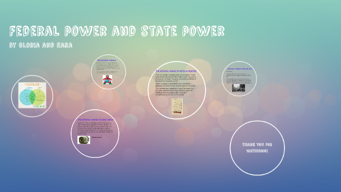 Federal power, and state power by gloria miros on Prezi