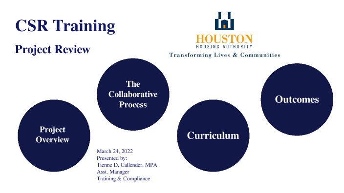 CSR Training Summary by Tienne Callender on Prezi