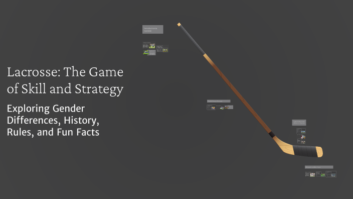 Lacrosse: The Game of Skill and Strategy by ingrid wright on Prezi