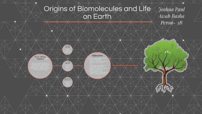 Origins of Biomolecules an Life on Earth by Joshua Paul on Prezi
