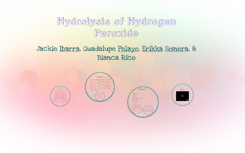 Hydrolysis of Hydrogen Peroxide by Erikka Somera on Prezi