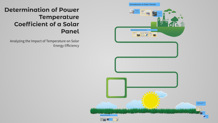 Determination of Power Temperature Coefficient of a Solar Panel by ...