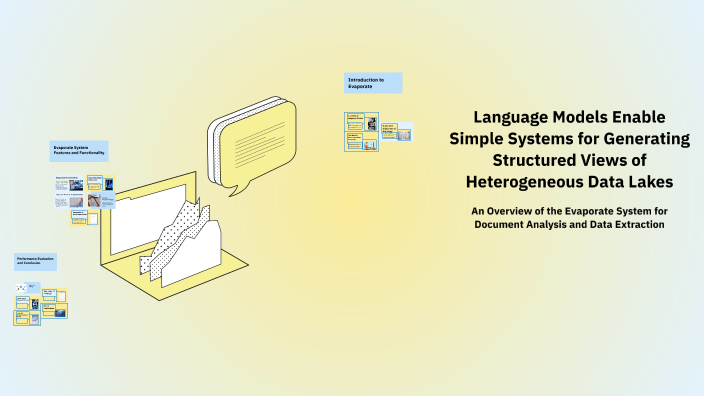 Language Models Enable Simple Systems for Generating Structured Views of Heterogeneous Data ...