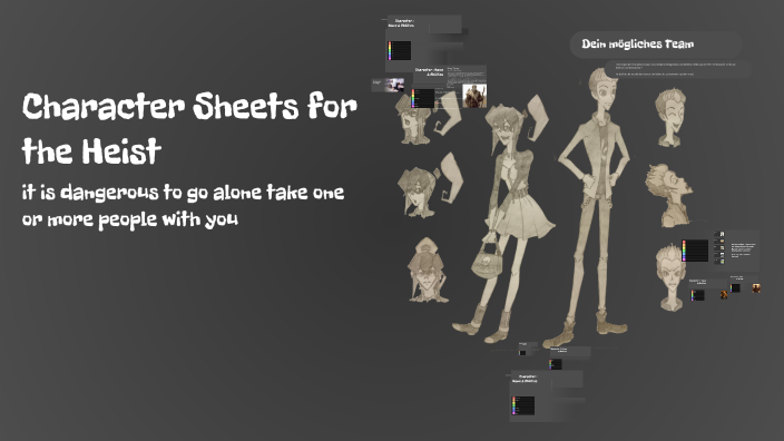Character Sheets for Dispatched Game by HaselMausiGreG K on Prezi