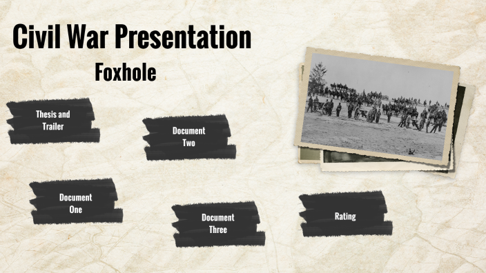 Civil War Presentation - Foxhole by Peyton Rover on Prezi