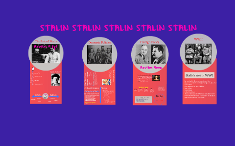 Stalin: Rise to power/Domestic Policies/Foreign Policies by Rachel ...