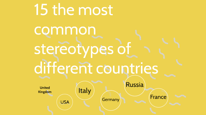 15 the most common stereotypes of different countries by Анастасия ...
