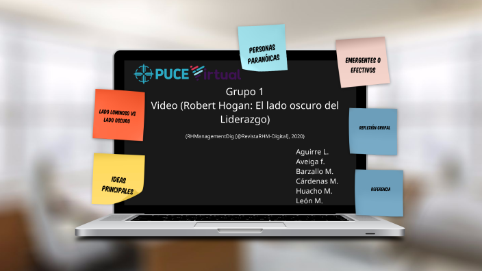 Grupo 1. Robert Hogan: El lado oscuro del Liderazgo by Belén Barzallo Vivanco on Prezi