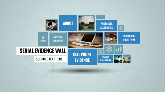 Serial Evidence Wall by james thomas on Prezi