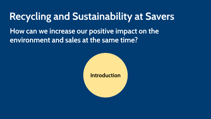 Recycling and Sustainability at Savers Thrift Stores by Philip Lehrman ...