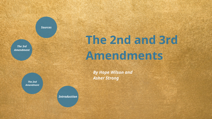 The 2nd and 3rd Amendments by Hope Wilson on Prezi