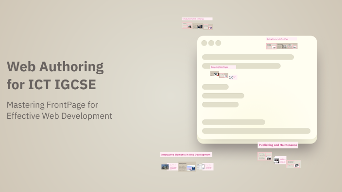 Web Authoring for ICT IGCSE by Chinasa Emeji on Prezi