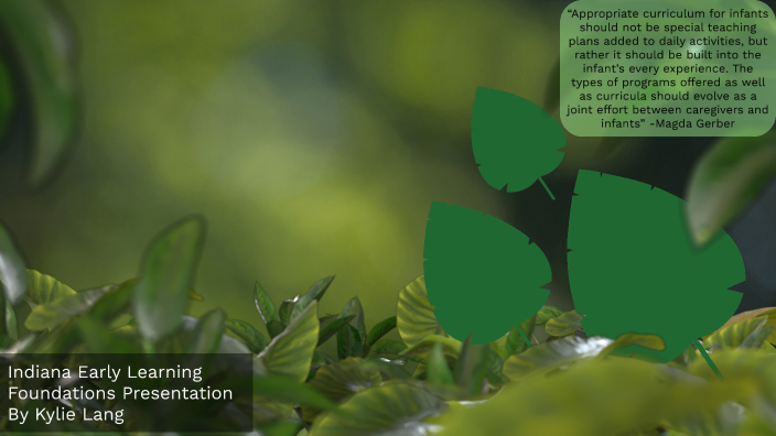 Indiana Early Learning Foundations Presentation by Kylie Lang on Prezi