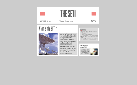 The SETI Organization by Pacco Consparrow on Prezi