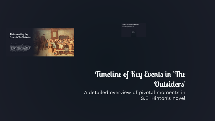 Timeline of Key Events in 'The Outsiders' by keanna reid on Prezi